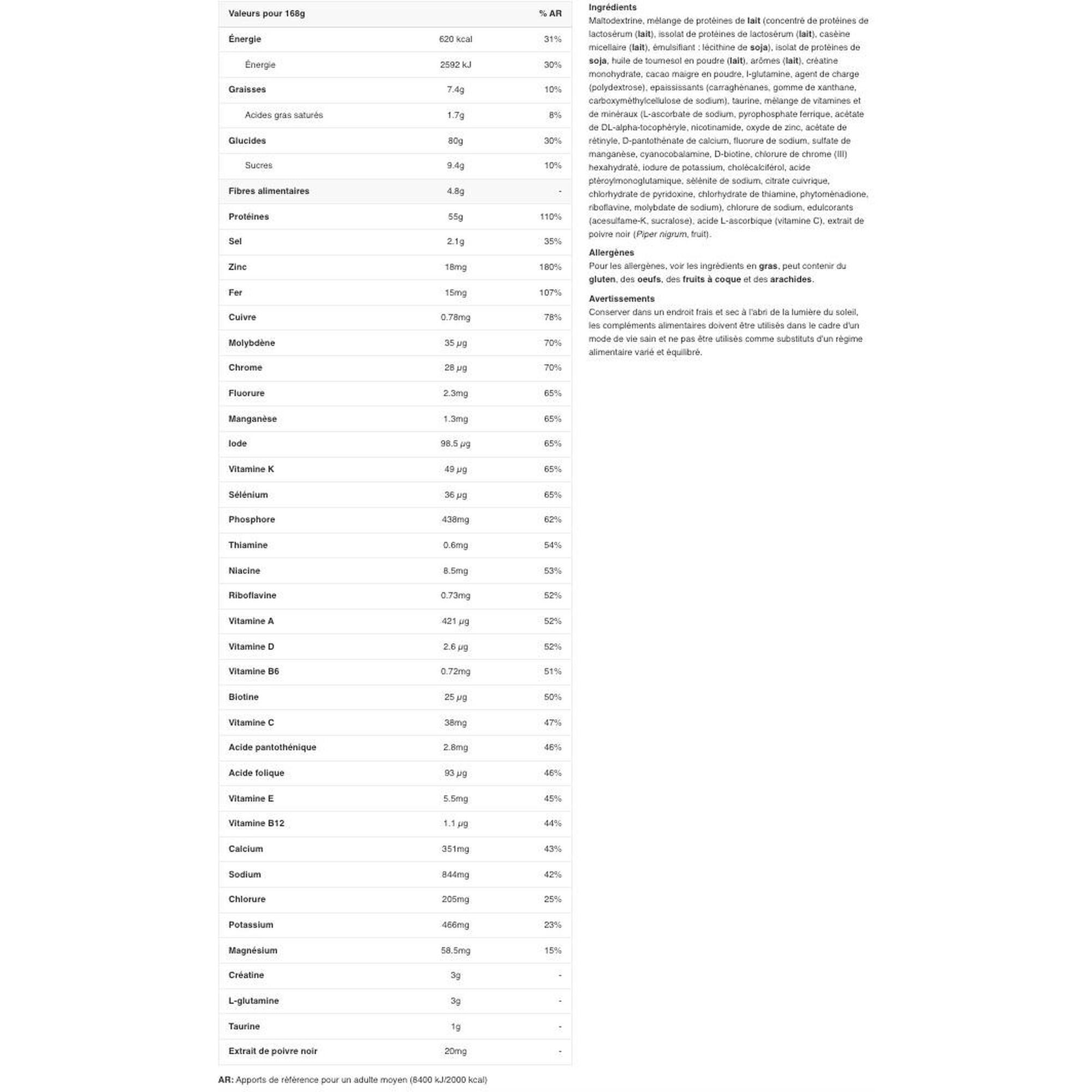 Hard gainer - True-Mass-All-In-One Gainer - Chocolat 4200g BSN | Decathlon