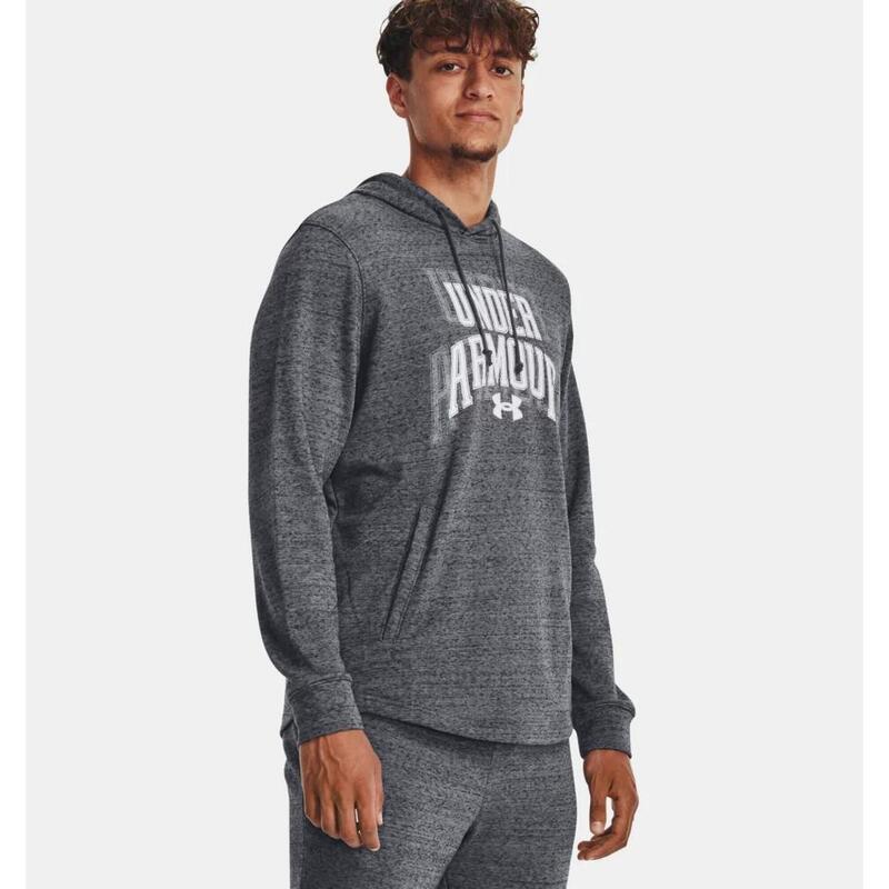 SWEAT UNDER ARMOUR RIVAL TERRY GRIS Gris UNDER ARMOUR | Decathlon