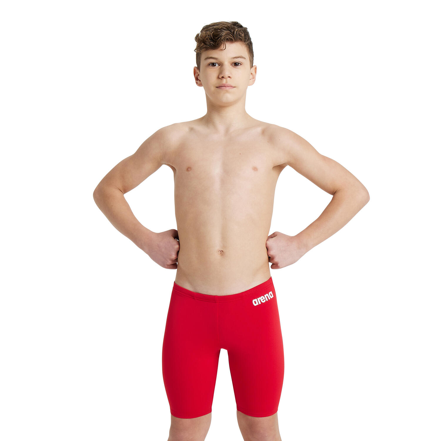 Arena Boys Team Solid Swim Jammer - Red/White ARENA | Decathlon