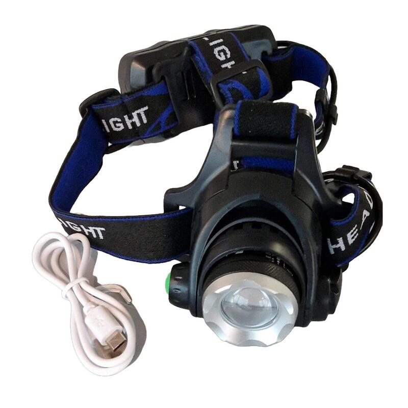 FOTON - Lanterna frontala reincarcabila USB Foton Sport HL2120 10W cu ...