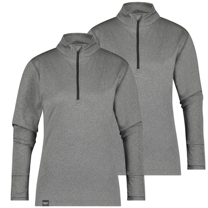 Poederbaas Arctic Pull de Ski Femme - Gris - Pack de 2 POEDERBAAS ...