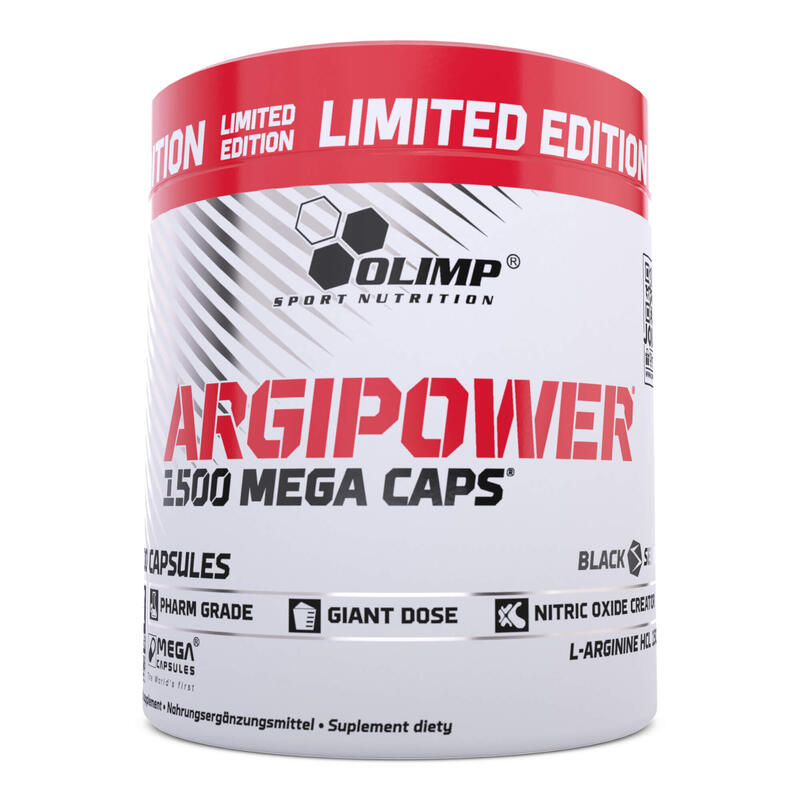 Arginina Olimp ArgiPower® 1500 Mega Caps® Limited Edition - 200 ...