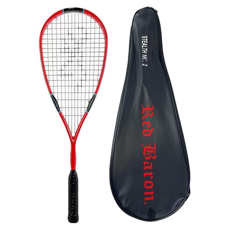 Browning Stealth Graphite Squash Racket + Cover BROWNING - Decathlon