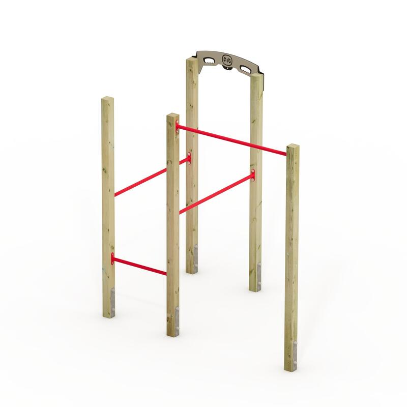 FIT Base 510 - Appareil de fitness de plein air - rouge WICKEY | Decathlon