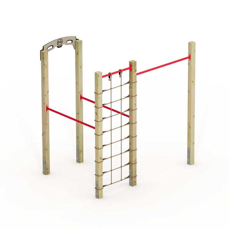 FIT Base 520 - Appareil de fitness de plein air - rouge WICKEY | Decathlon