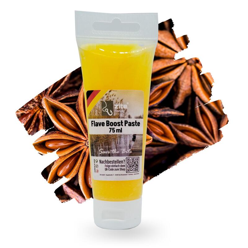 Flave Boost Paste 75ml Anis-Aroma Gelb Lockstoff Lockmittel UV Aktiv ...