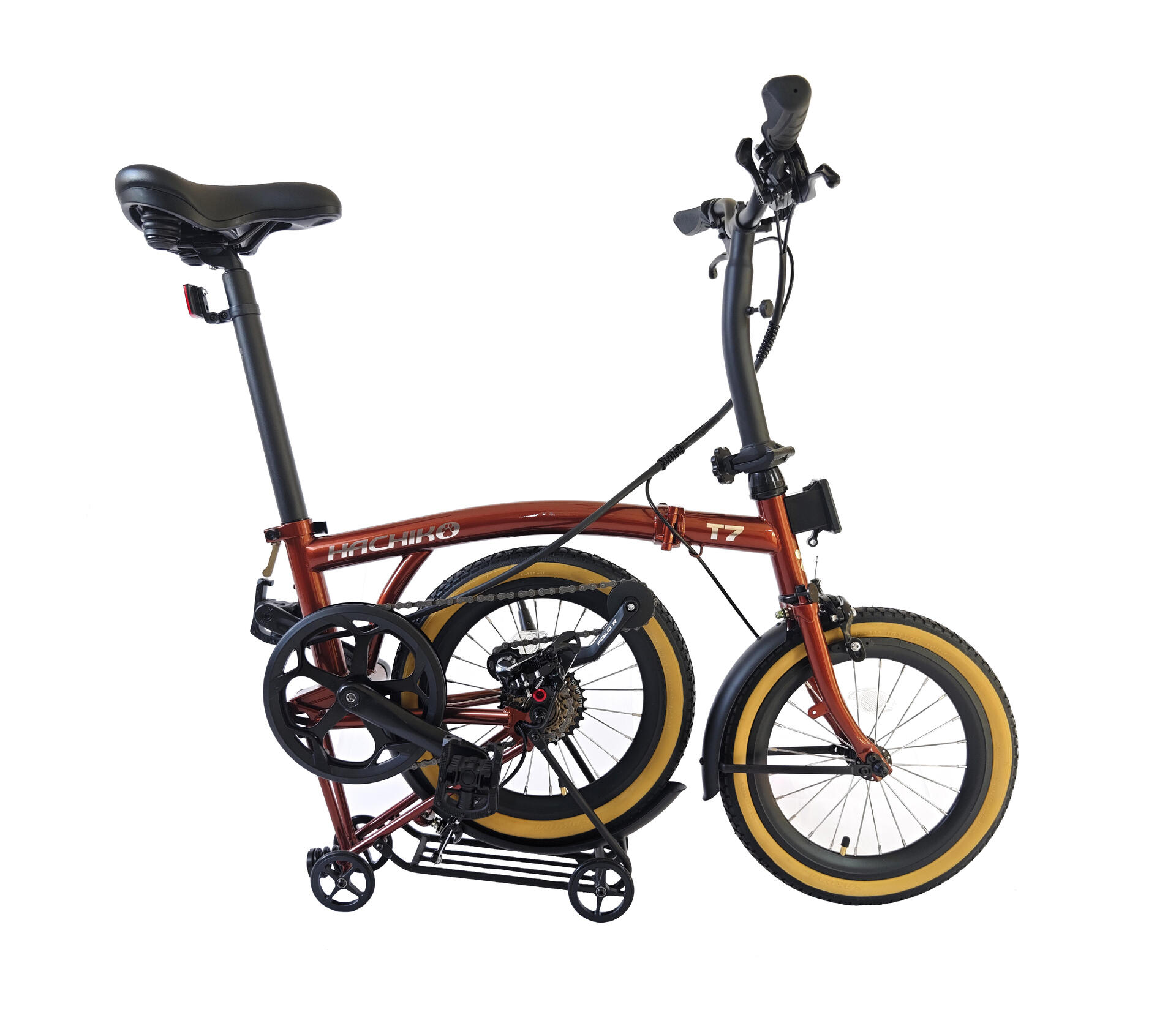 Hachiko Trifold T7 Series | Tri-fold Bicycle | 16 Inch | 2024 Edition ...