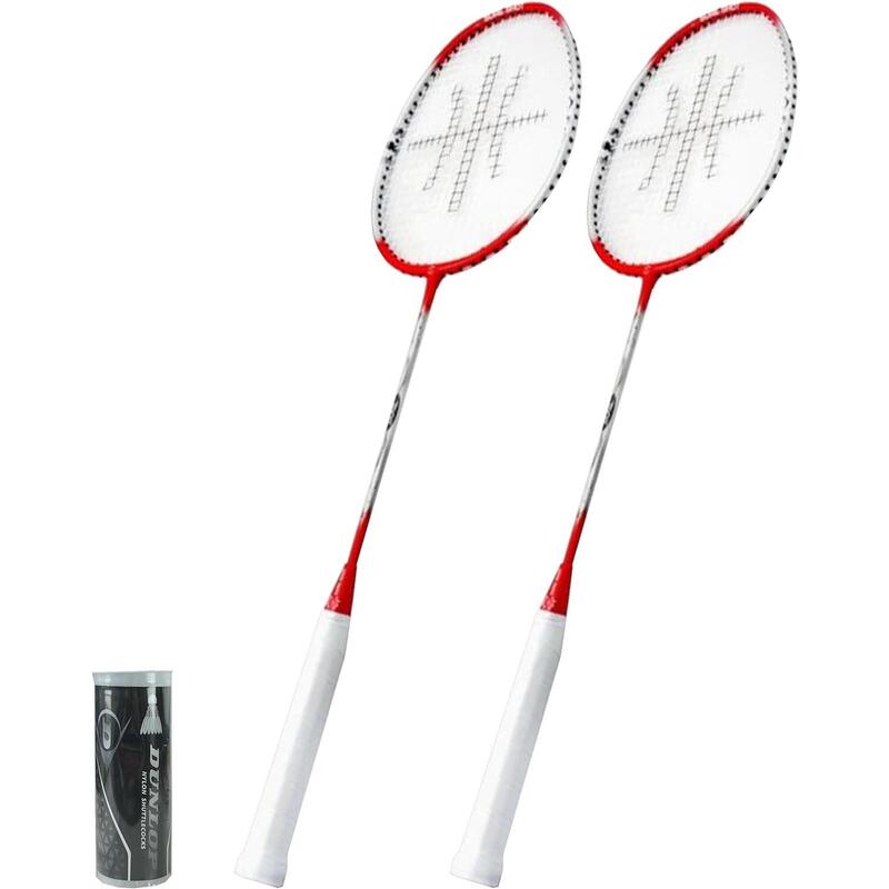 Sure Shot Tokyo Badminton Racket Twin Set & 3 Shuttles SURE SHOT ...