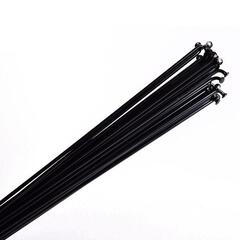 Rayons Alpina 14G (2,00 mm) 296 mm en acier inoxydable noir (P36 ...