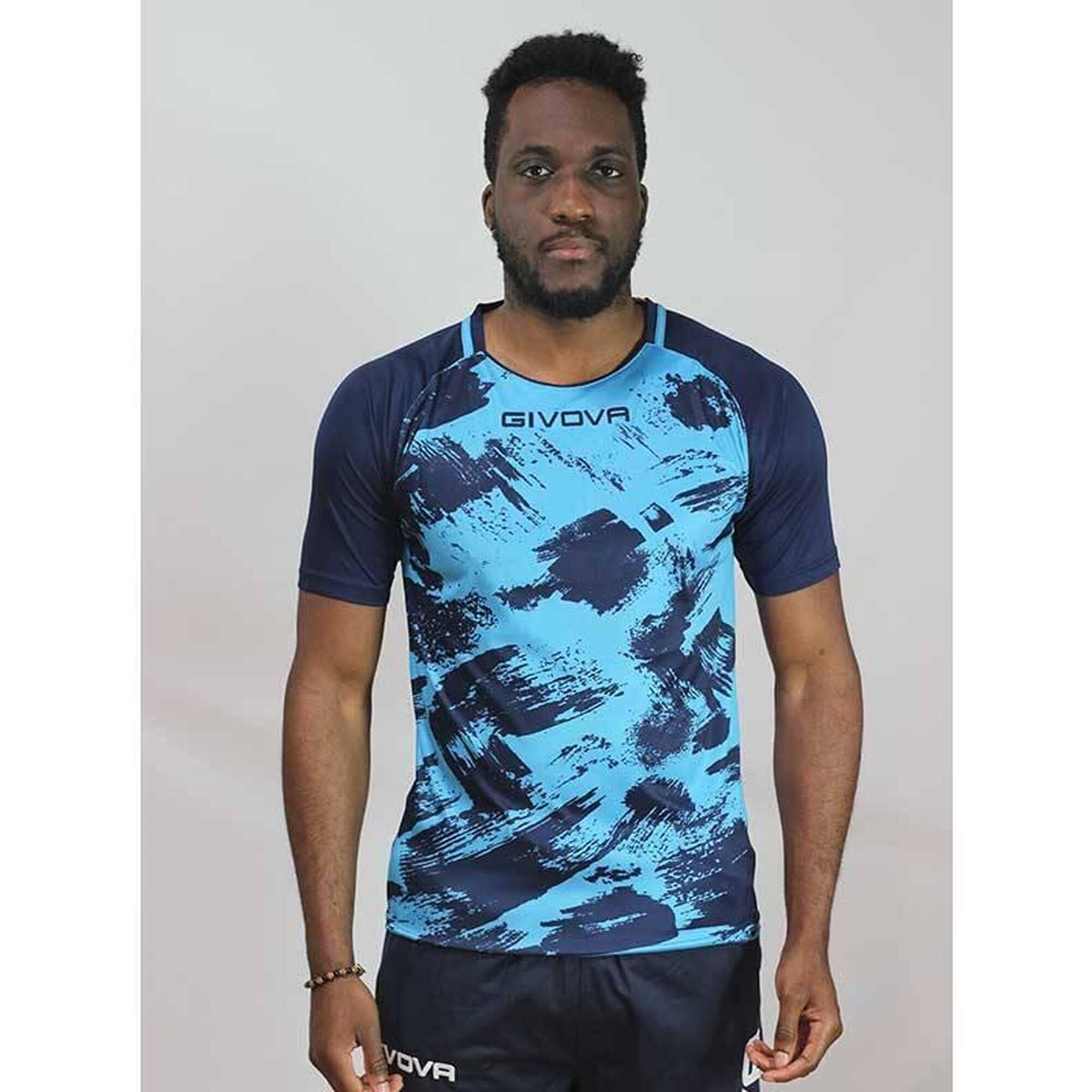 T-shirt Sport Givova Interlock Turquoise-Bleu 3XL GIVOVA | Decathlon