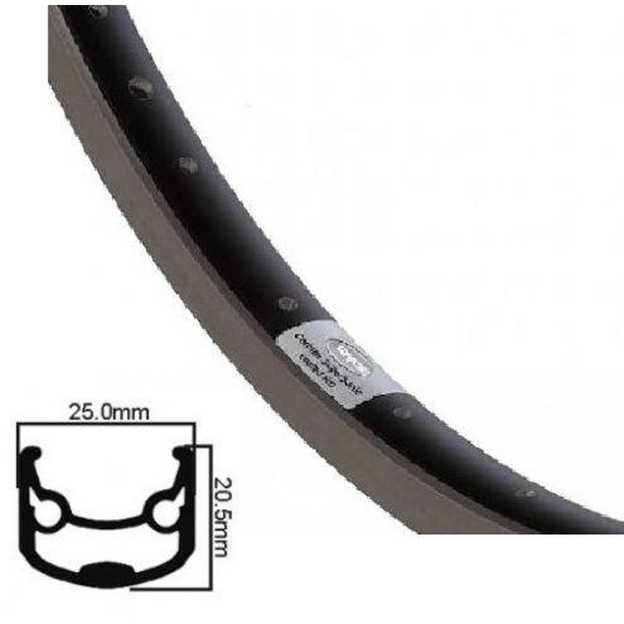 Ryde Rim andra 30 28 inch (622) black disc 36 hole 14g RYDE | Decathlon