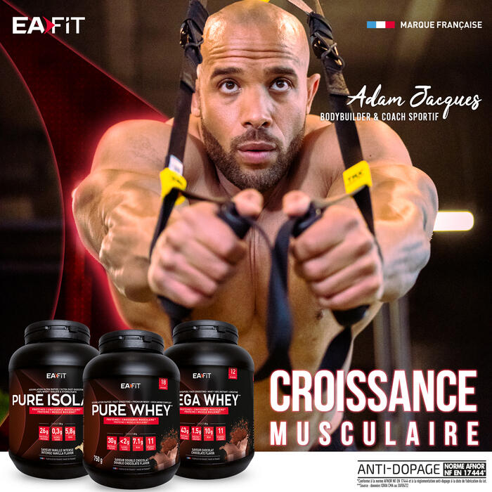 EAFIT Pure Whey Vanille Intense 360 g EAFIT | Decathlon