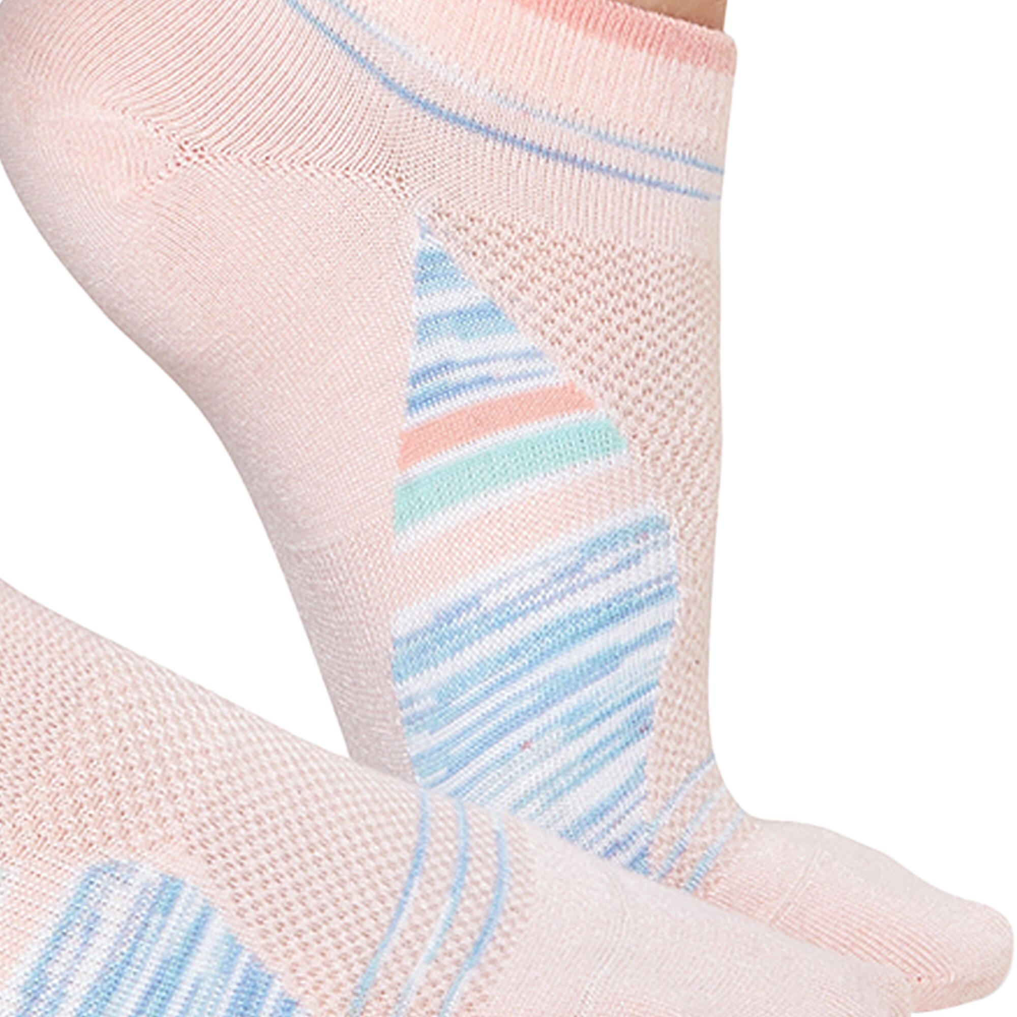Womens/Ladies Parker Tide Sports Socks (Pink/Blue) TAVI NOIR | Decathlon