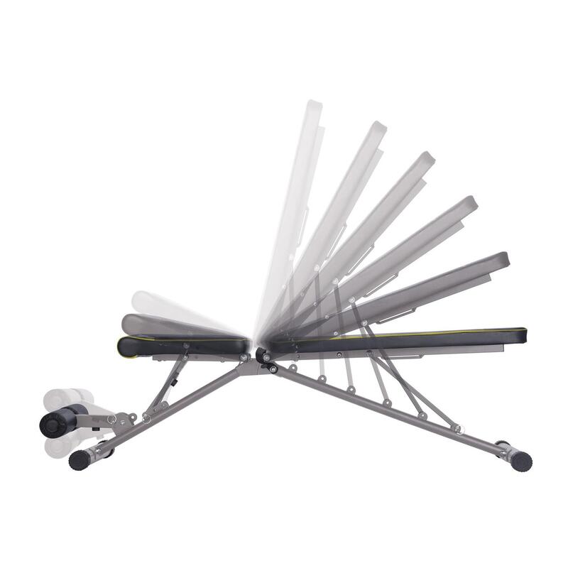 Banc de musculation multifonction et abdominaux réglable et pliable ...