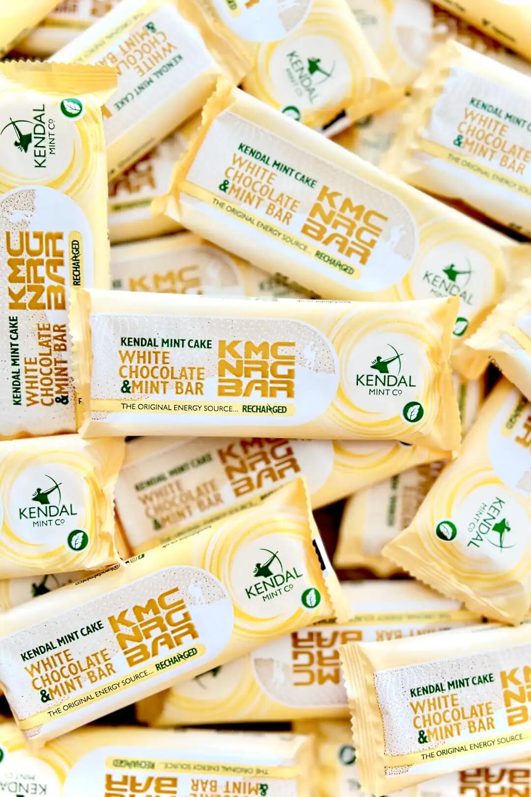 KMC NRG BAR Kendal Mint Cake Energy Bars White Chocolate - 6 | Decathlon
