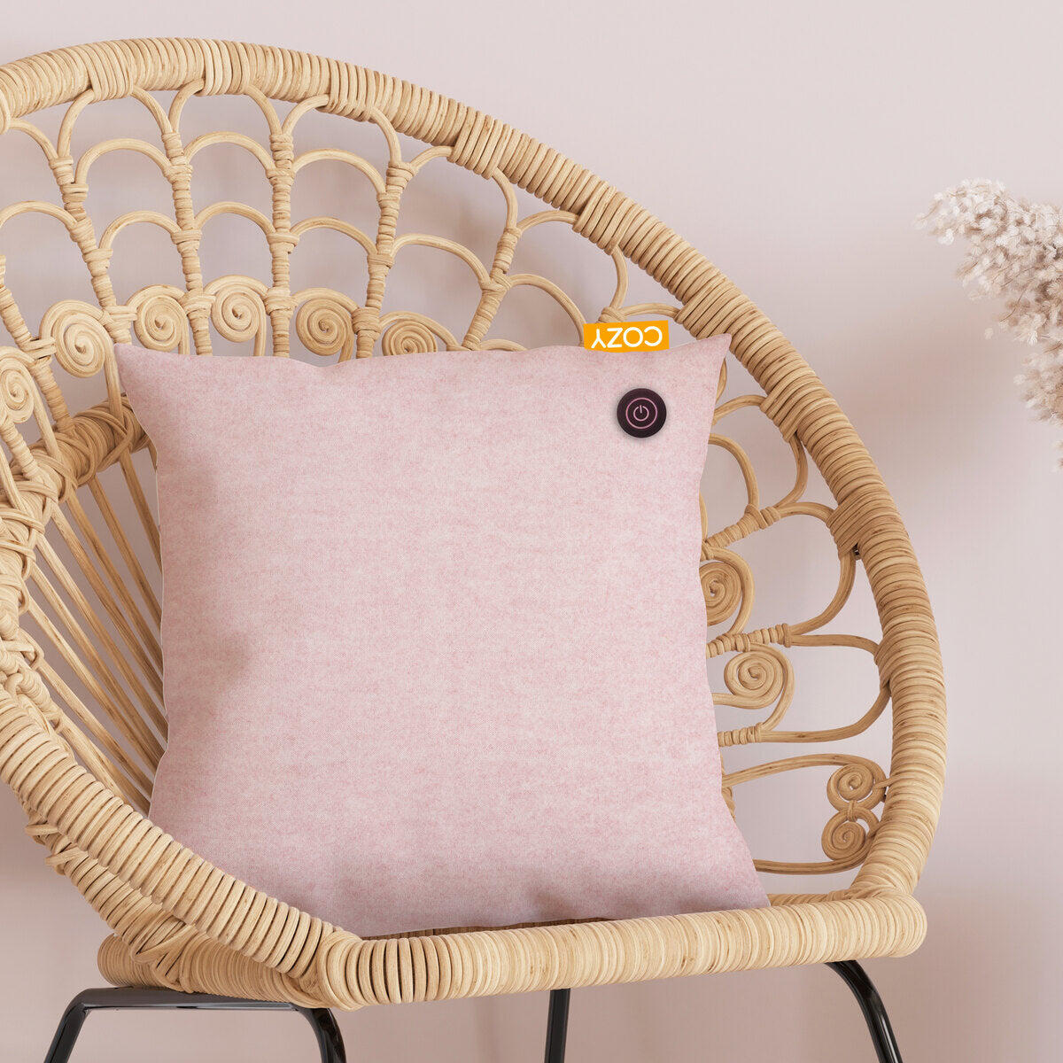 Cozy Heated Cushion UNA (45cm x 45cm) - Cameo Pink AEROPILATES | Decathlon