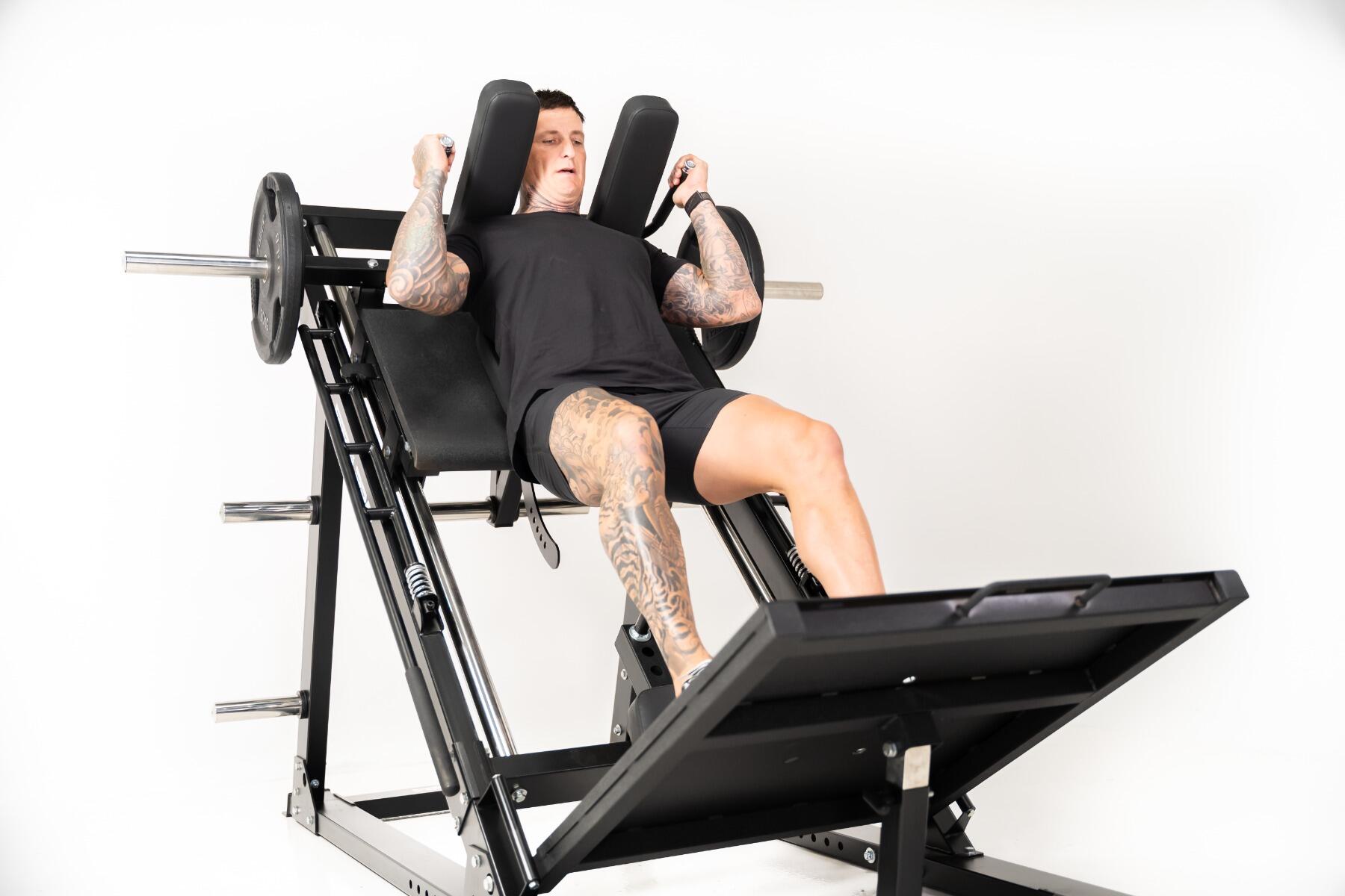 Ultimate Leg Press Hack Squat FORCE USA | Decathlon