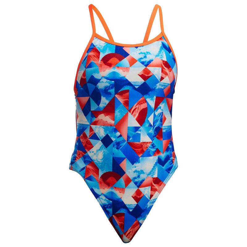 Funkita Girls Big Swell Single Strap Swimsuit - Blue FUNKITA - Decathlon
