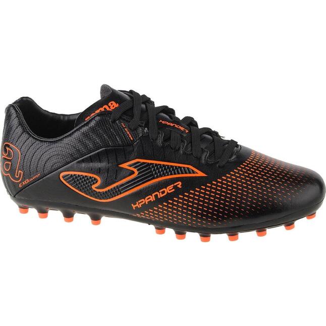 909 - Ghete fotbal Xpander 2201 Ag, negru/fluo flame orange, 44.5 ...