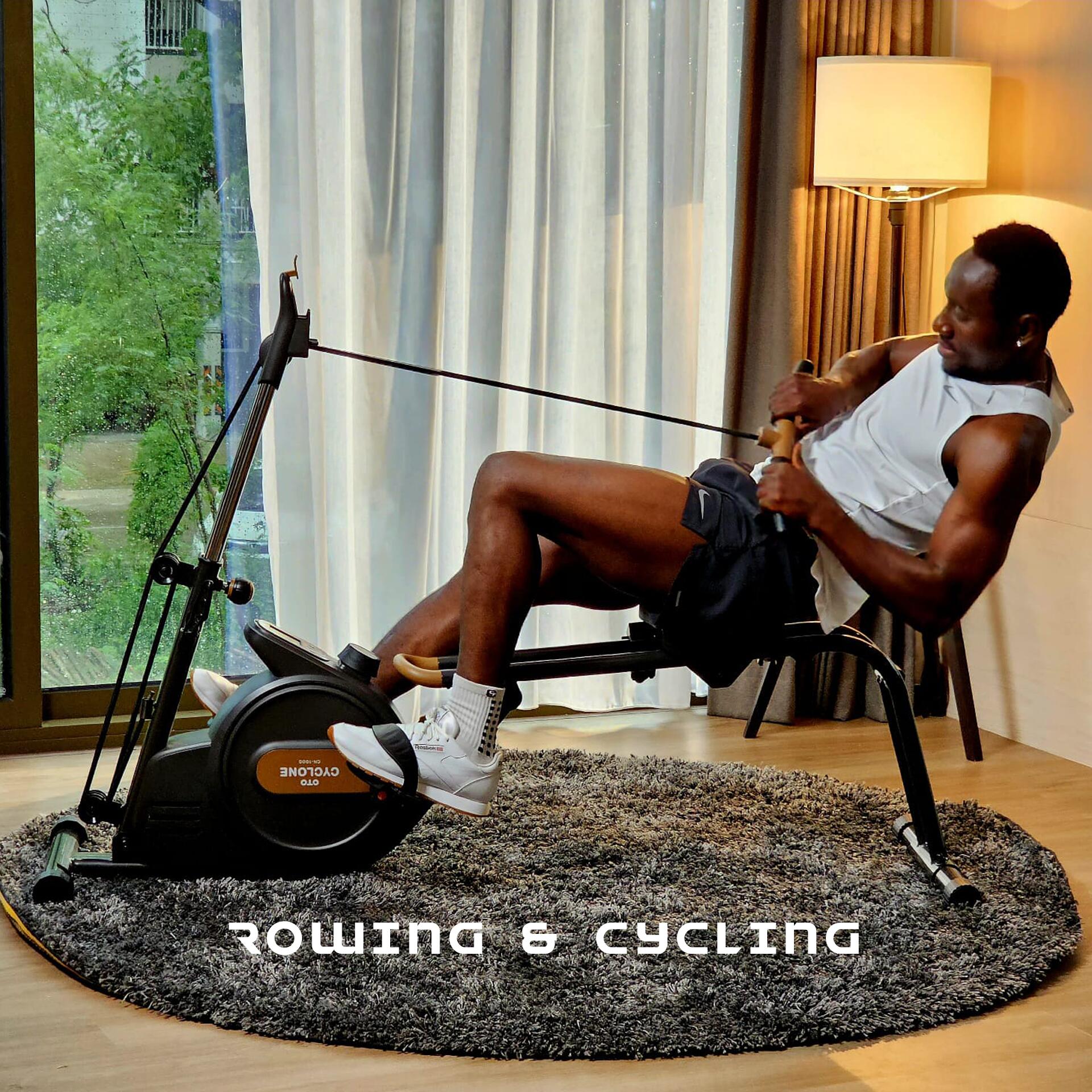 Fitness machine 5-in-1 Cyclone CN-1000 (Row | Spin | Lift | Pull | Sit Ups)
