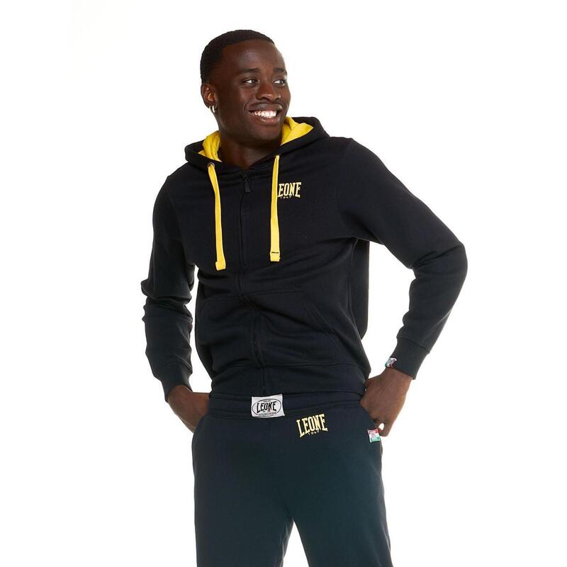 Trainingspak met capuchon en ritssluiting heren Vintage Basic | LEONE ...