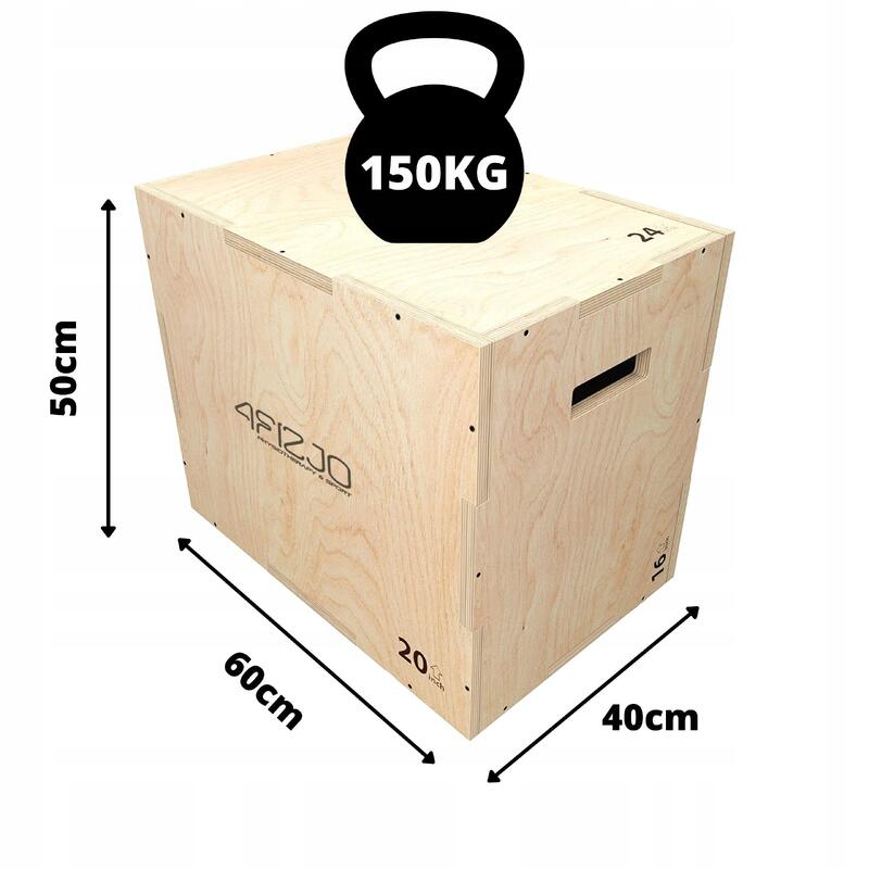 Plyometrická bedna 4FIZJO 4FIZJO - Decathlon