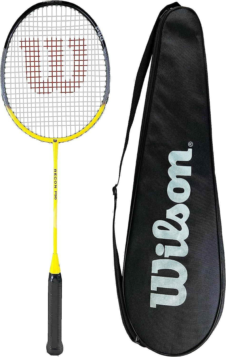 Wilson Recon Mixed Badminton Racket Twin Set, Carry Cases & Shuttles ...