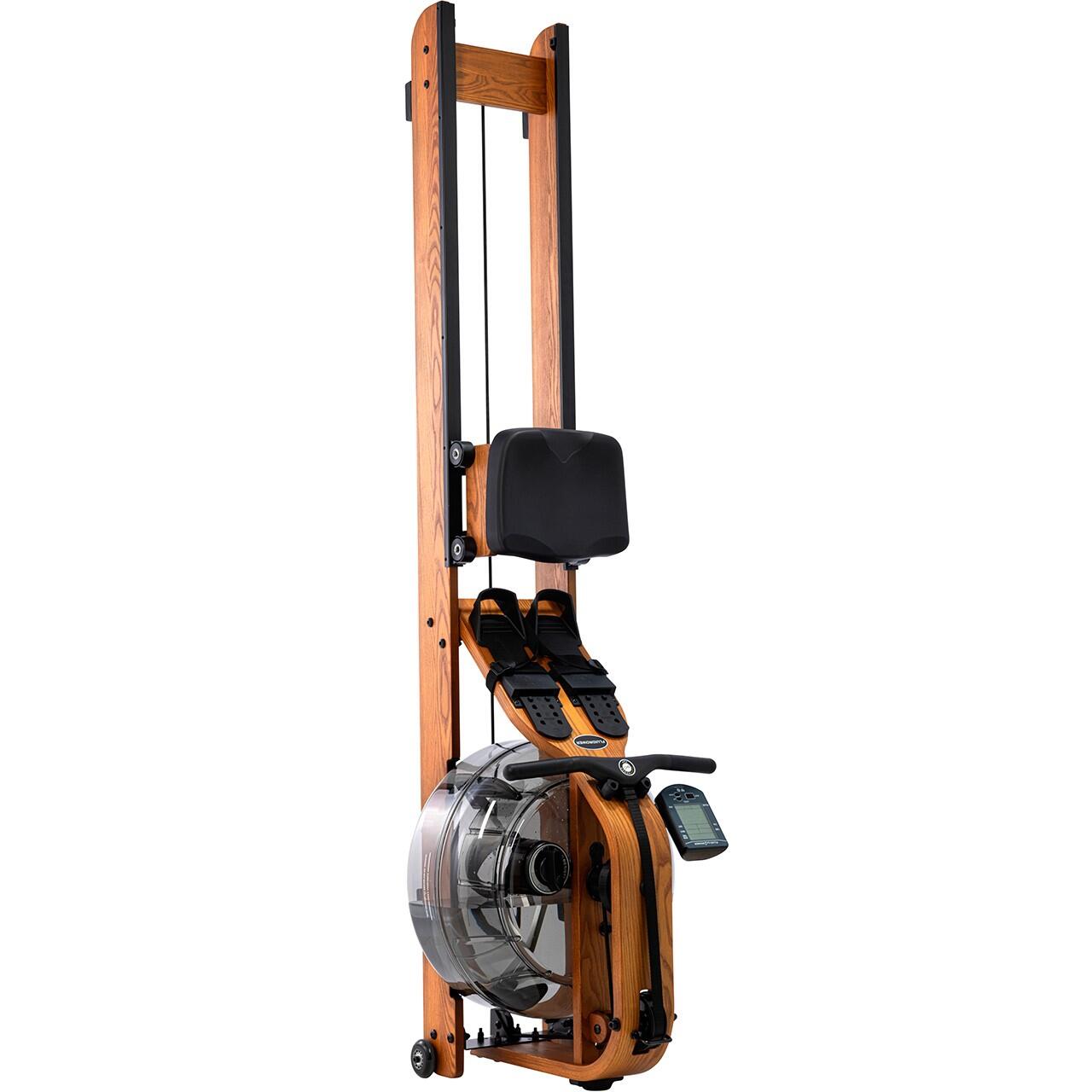 Fluid Rower Viking PRO XL Water Rower Wood, Dual Reservoir, Bluetooth ...