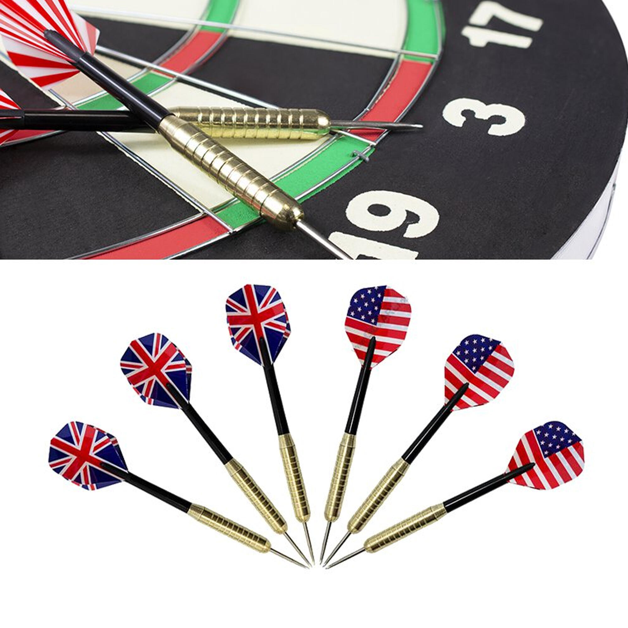 Chizzy Champion Darts Set (Multicoloured) HARROWS | Decathlon