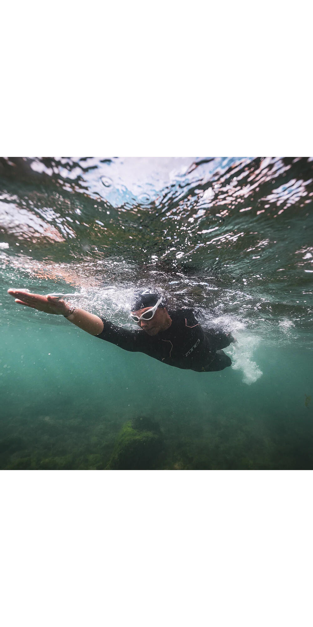 2024 Vision Swim Wetsuit - Black / Rose Pink ZONE3 | Decathlon