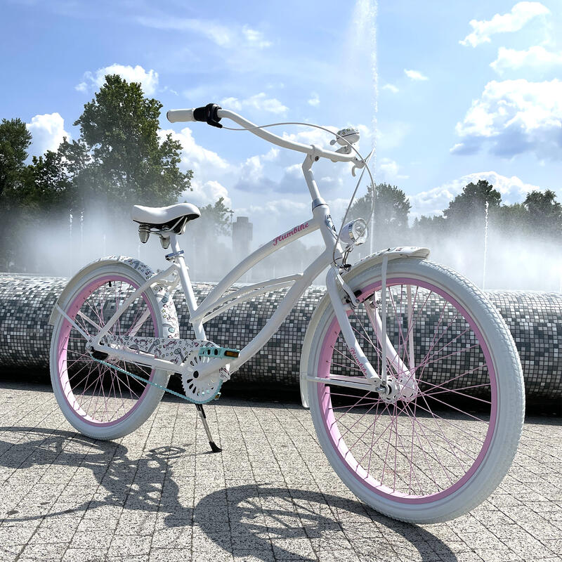 Rower miejski damski Plumbike La Donna Unique Unicorns 7B z hamulcem v ...