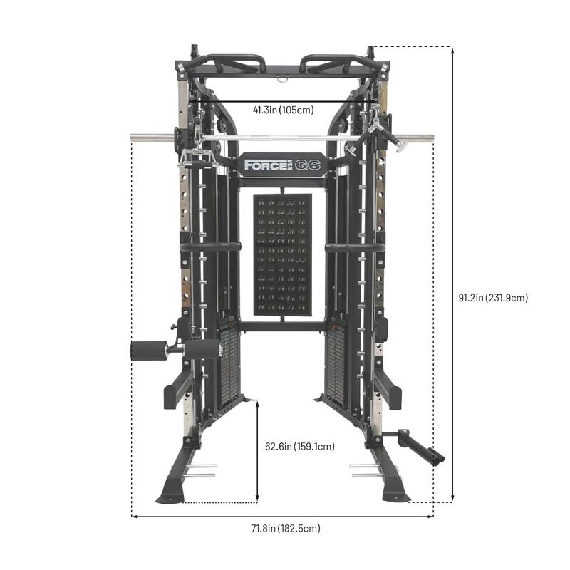 G6™ All-In-One Trainer - Power Rack, Functional Trainer et Smith ...
