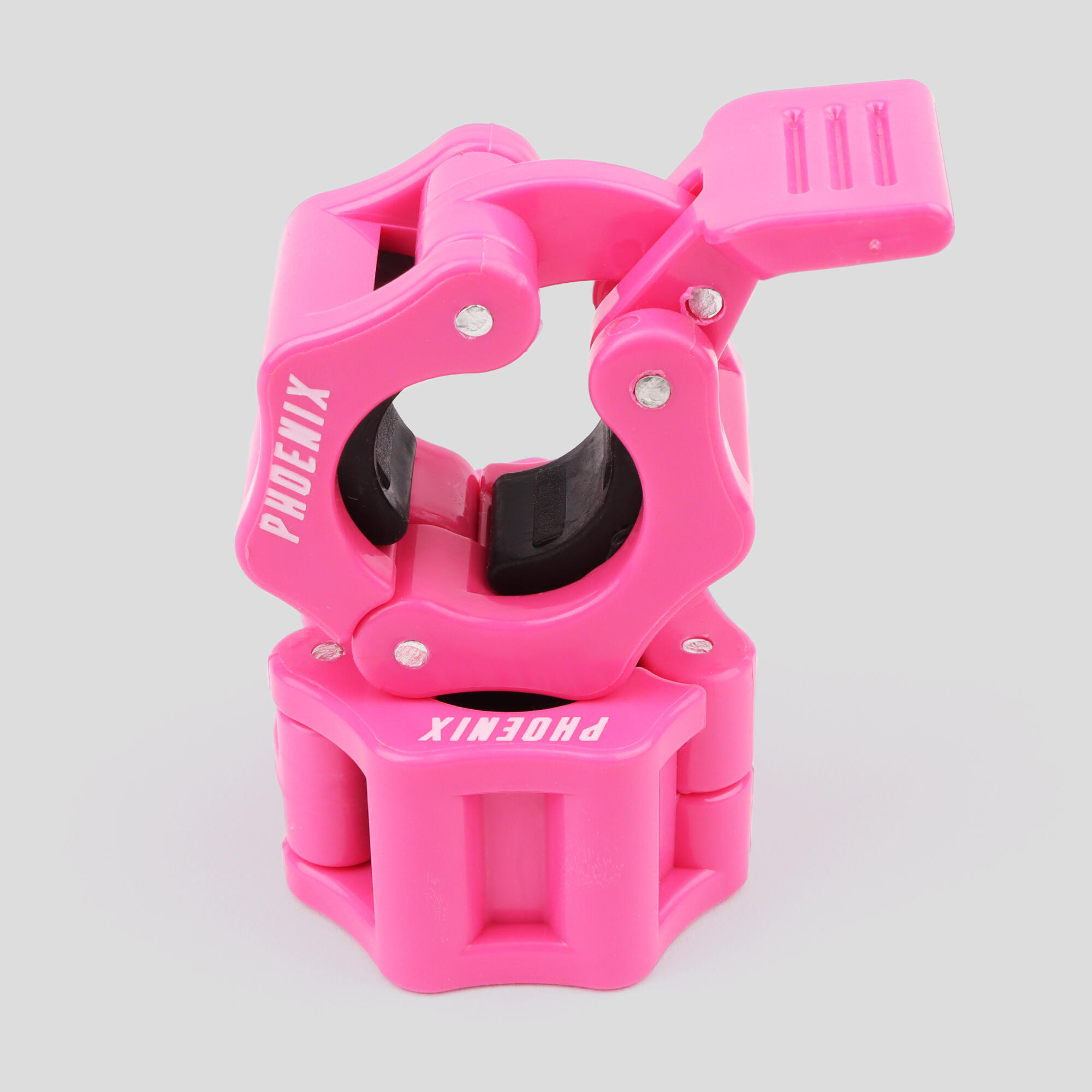 1-inch Barbell Clamps - Pink | Decathlon