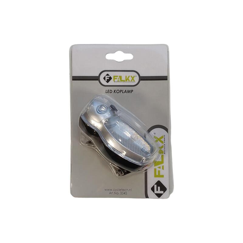 FALKX LED koplamp Uil 2 LEDs. incl batterijen (hangverpakking). | FALKX | Decathlon.nl