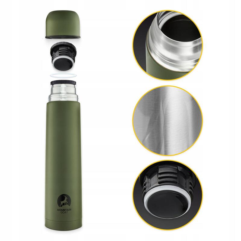 Turistická termoska MOUNTAIN GOAT - Decathlon