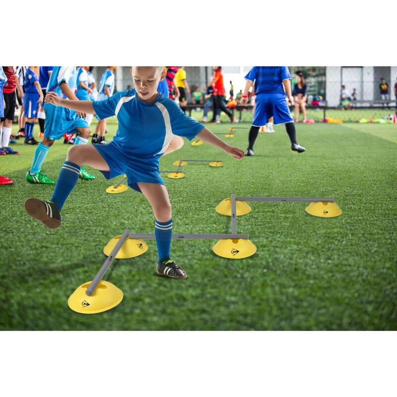 Płotki treningowe do ćwiczeń Dunlop 16szt DUNLOP | Decathlon