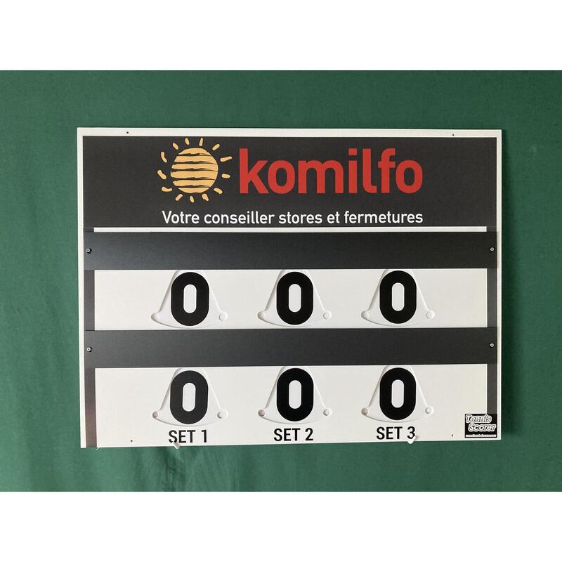 Tableau de score manuel - Modèle COMPACT TENNIS SCORER | Decathlon
