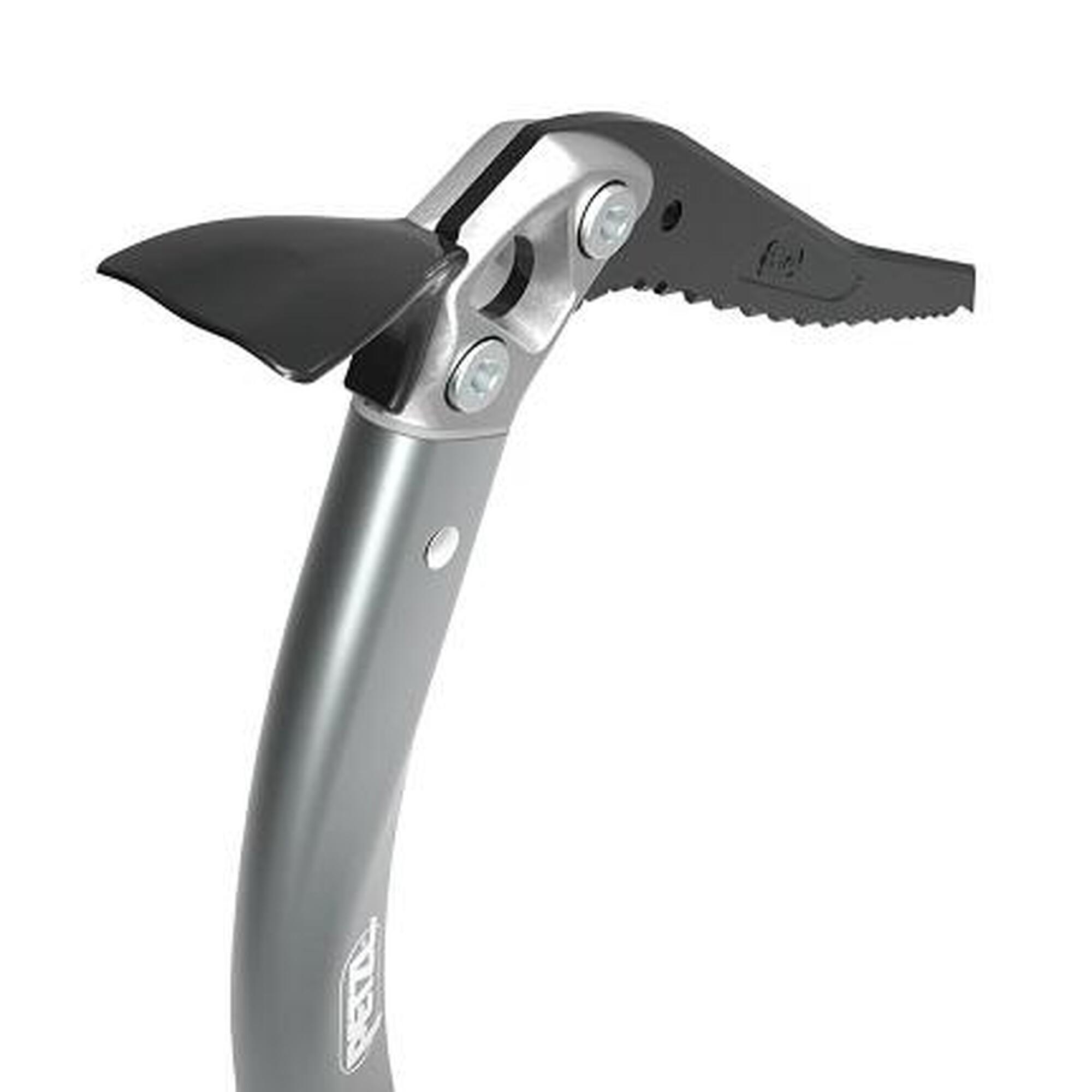 Piolet technique Petzl Quark PANNE 50 cm poignée bi‑matière lame ICE ...