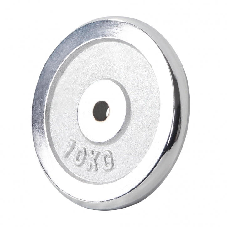 4 DISQUES DE POIDS CHROMÉS | DIAMETRE 31 MM | MUSCULATION | 2x5KG ET ...