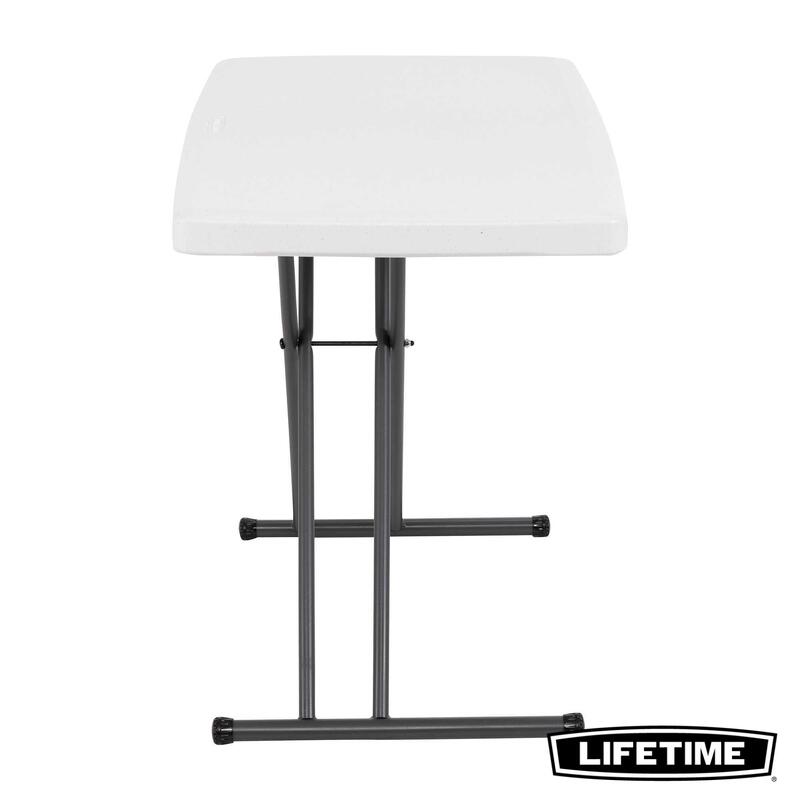 Table individuelle ajustable en hauteur et pliante LIFETIME #28241 ...
