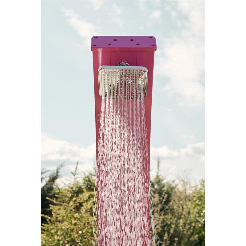 Chuveiro Solar Exterior Spring 30L com Enxágue de Pés - Alumínio - 228 ...