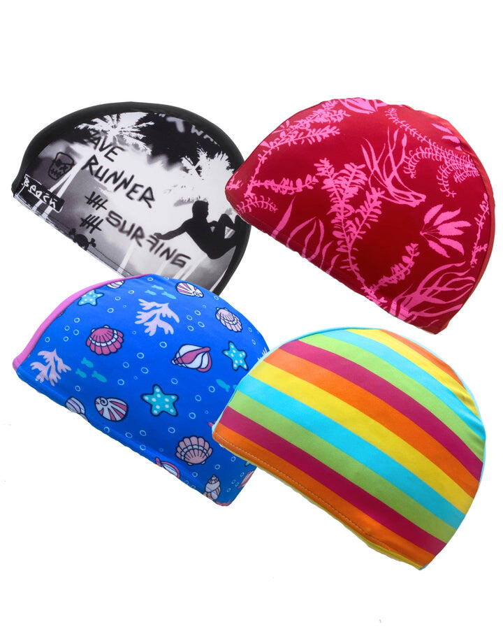 Fashy Junior Lycra Swim Cap - Multicoloured FASHY | Decathlon