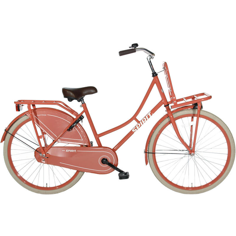 Spirit Omafiets Meisjesfiets koraal Meisjesfiets 26 Inch | SPIRIT ...