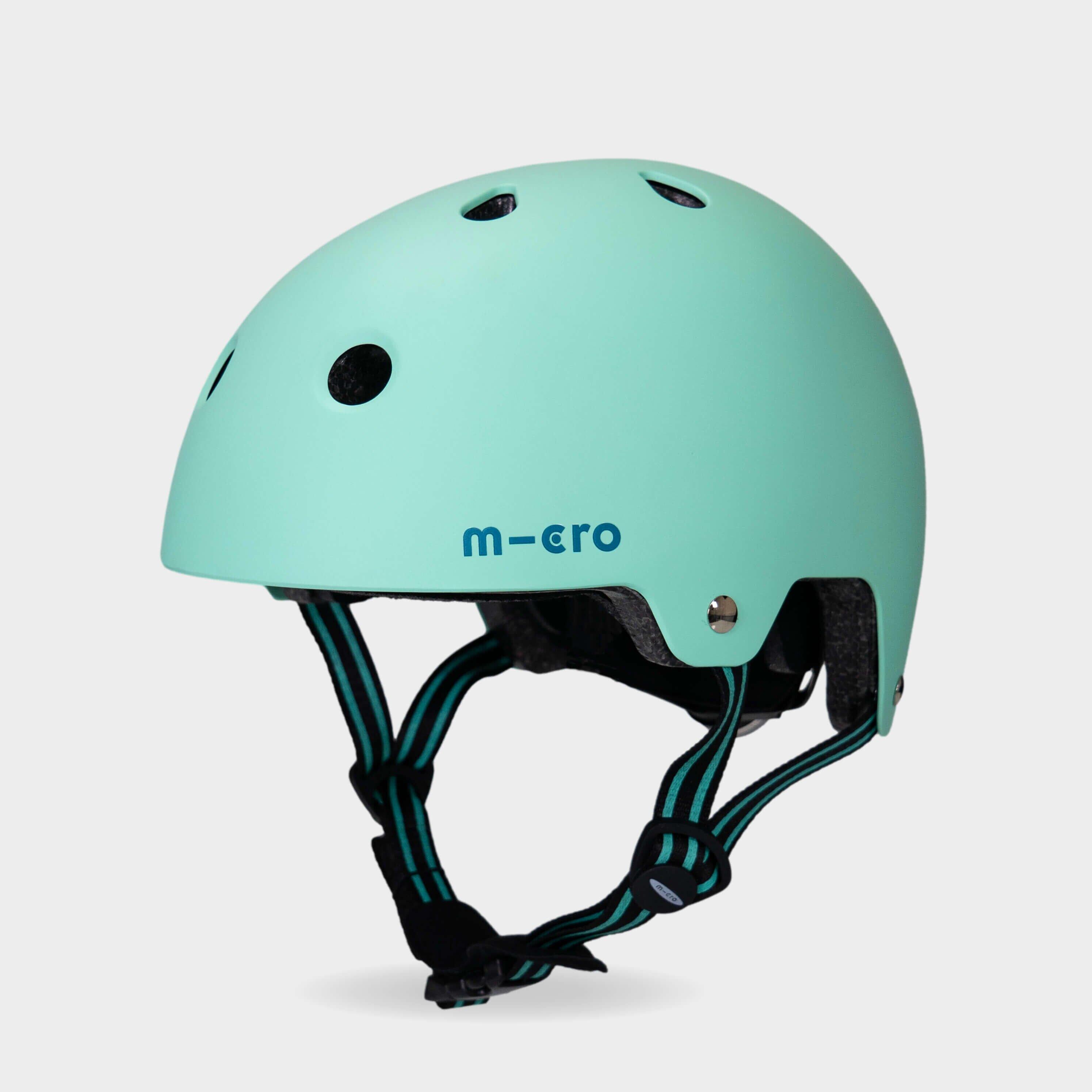 Plain Recycled Helmet For Bikes and Scooters: Mint | Decathlon