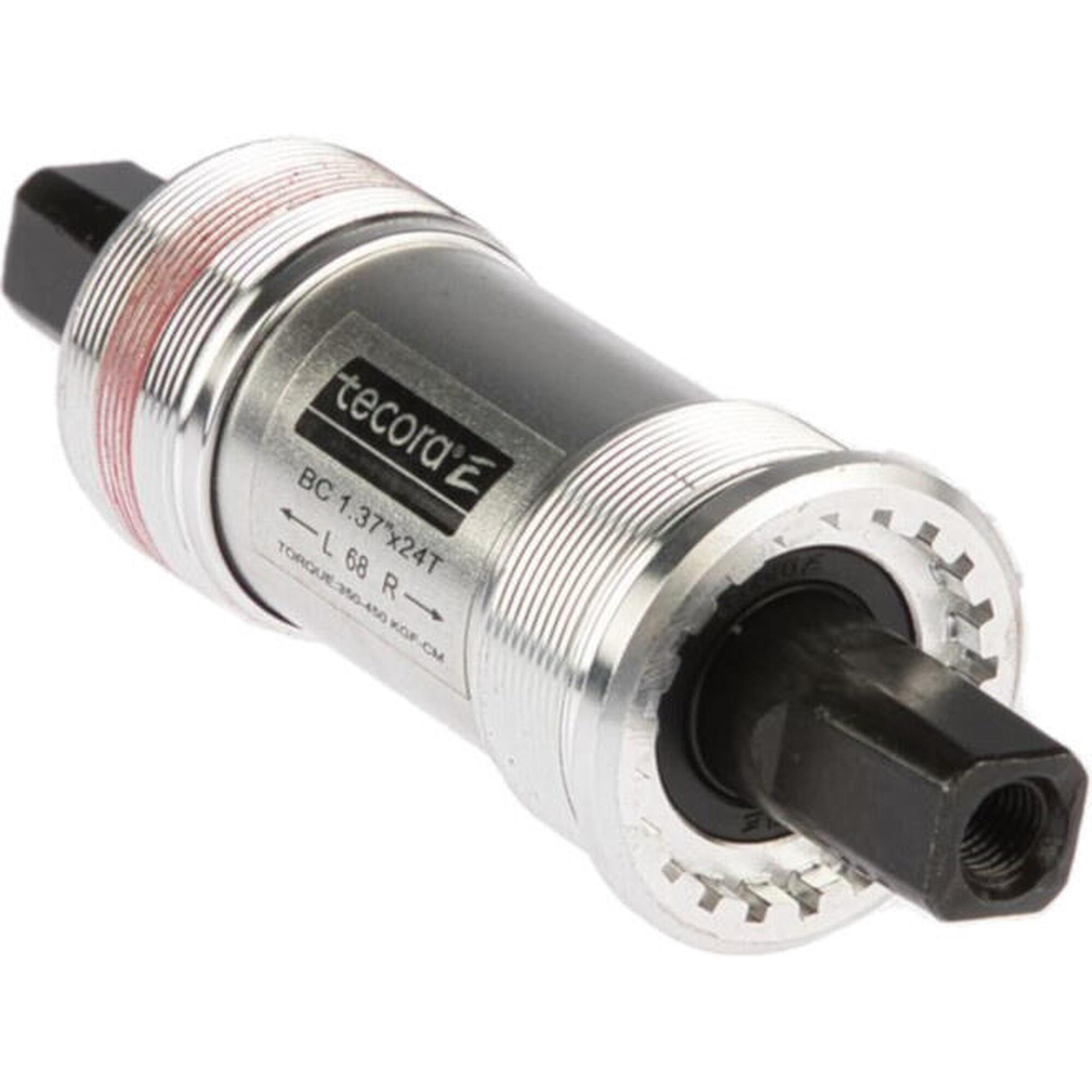 Tecora pédalier E 119 mm BSA acier/aluminium argenté TECORA | Decathlon