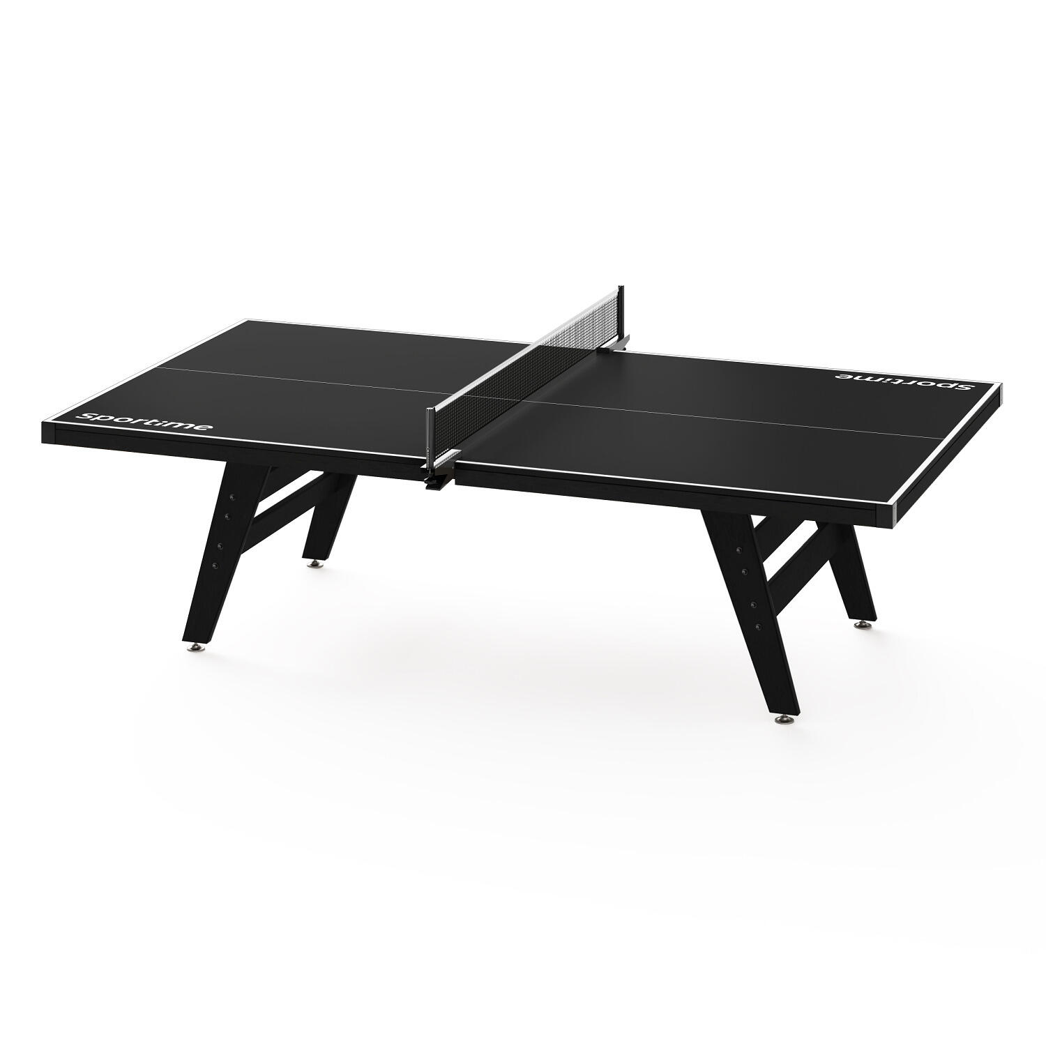 Tavolo da ping pong Legno Lumberjack Black Tischtennis Unisex SPORTIME ...