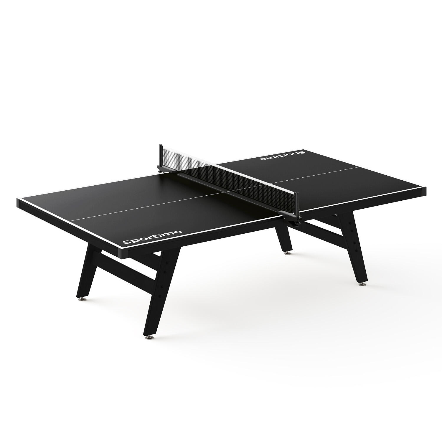 Tavolo da ping pong Legno Lumberjack Black Tischtennis Unisex SPORTIME ...