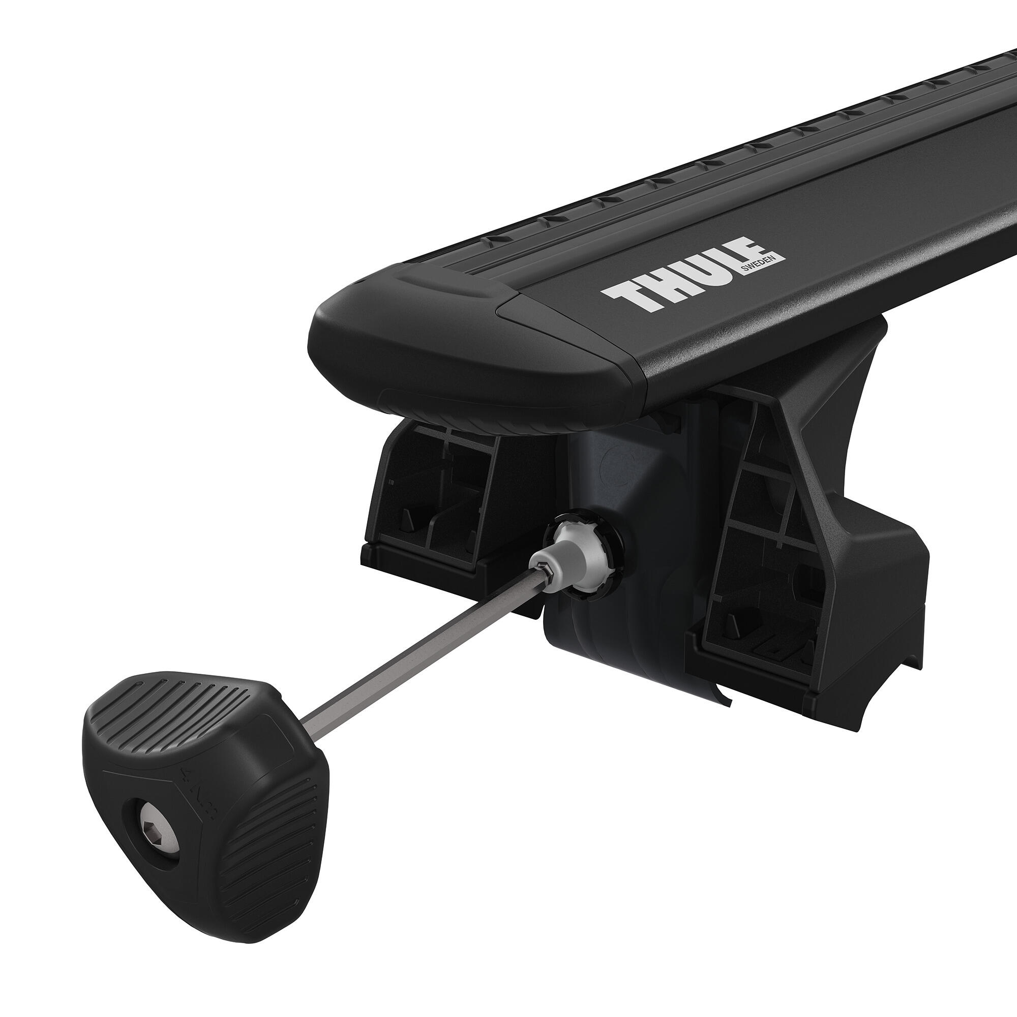 Dachträgersystem für VW Id.4 5-dr MPV 2021- mit Integrierte Dachreling ...