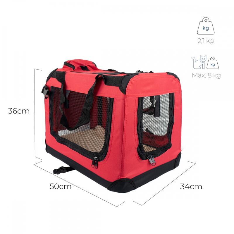 Pet Carrier Dog Cat Rabbit Carrier Portable and Breathable MOBICLINIC ...