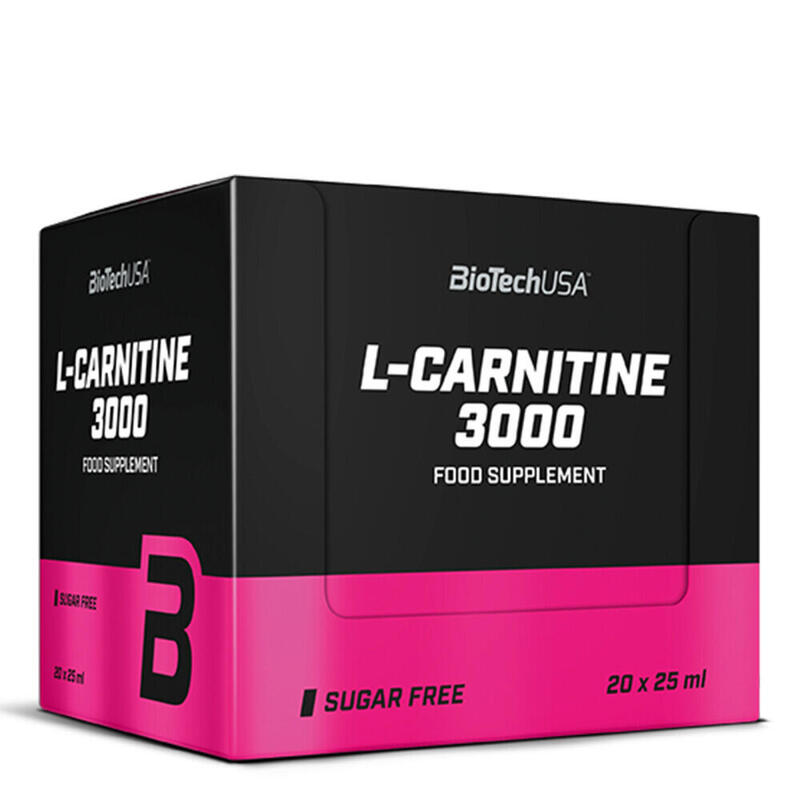 L-Carnitine - L-Carnitine 3000 - Citron Pack de 20 BIOTECHUSA | Decathlon
